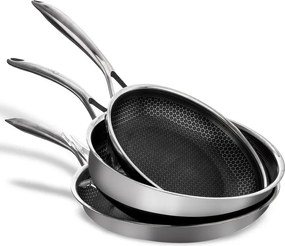 Nerezová pánev s nepřilnavým povrchem COOKCELL průměr 28 cm