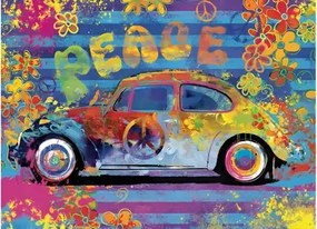 EUROGRAPHICS Puzzle v plechové krabičce Volkswagen Brouk / 550 dílků /