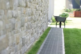 Zahradní dlaždice MOSAICO 39,7x39,7 cm černá