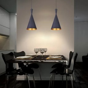 Designový lustr Vita černé/zlaté