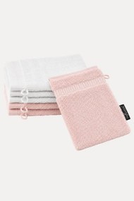 Výhodná sada froté mycích žínek SOFT, 6 ks Bílá