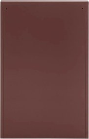 Vínový kovový výklopný botník 66x103x16 cm Sabine – WOOOD