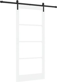 Posuvné dveře ORKDAL Bílá a černá 93 x 211 cm 3331842
