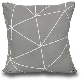 Kvalitex Povlak Nordic Grid šedá, 50 x 70 cm