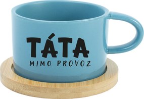 TÁTA MIMO PROVOZ - modrý hrníček makronka 200 ml