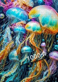 ENJOY Puzzle Záře medúzy / 1000 dílků / od 14 let