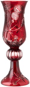 Váza Thistle, barva rubín, výška 550 mm