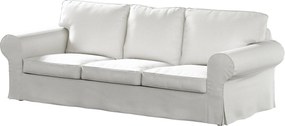 Potah na pohovku IKEA  Ektorp 3-místná, nerozkládací barva krémová látka pletený vzor