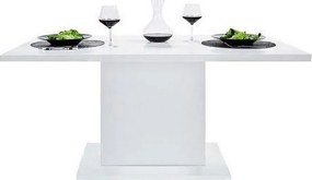 Casarredo - Komfort nábytek Jídelní stůl ANITA 2 bílá/bílý lesk