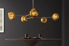 Designové závěsné svítidlo Hanzila 97 cm zlaté - skladem
