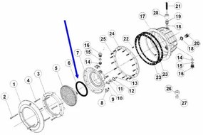 Vagnerpool Těsnění světla VA 110x11mm