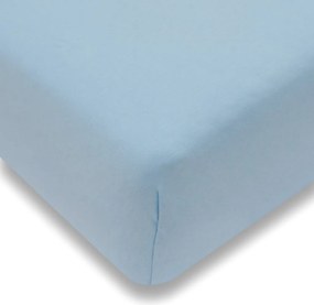 Jersey prostěradlo do postýlky New Baby 120x60 modré