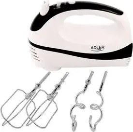 Adler AD 4205 / Ruční šlehač / 300W / 5 rychlostí / Turbo / šlehání /