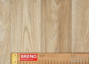 Breno PVC ECOTEX Nimes 536 - světlé dřevo, šíře 300 cm