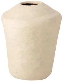 OnaDnes -20% Bílá dekorativní váza J-Line Mache 63 cm