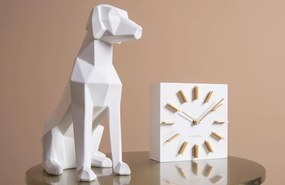 OnaDnes -20% Time for home Bílá dekorativní soška Origami Dog S