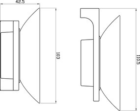 Slezák - RAV Mýdlenka skleněná NIL - , Zlatá kartáčovaná