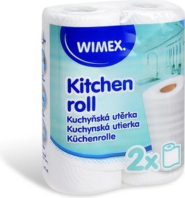 Wimex 60112 - kuchyňská papírová utěrka, 2vrstvá, návin 11 m - 2 ks