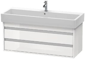 Duravit Ketho - Umyvadlová skříňka 480x1150x440 mm, 2 zásuvky, lesklá bílá KT663902222
