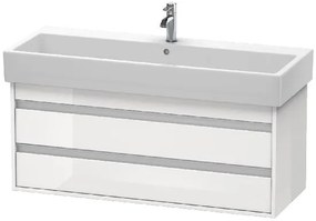 Duravit Ketho - Umyvadlová skříňka 48x115x44 cm, 2 zásuvky, lesklá bílá KT663902222