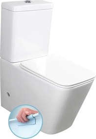 Sapho Porto - WC kombi, Rimless, vario odpad, bílá PC102WR