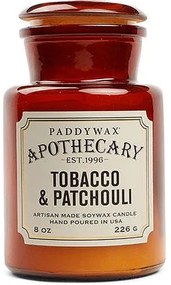 Paddywax – Apothecary vonná svíčka Tobacco & Patchouli (Tabák a pačuli), 226 g