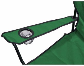Cattara Židle kempingová skládací BARI zelená