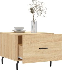 vidaXL Konferenční stolek 50 x 50 x 40 cm kompozitní dřevo [829434] Barva: Černá
