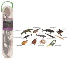 Figurky collecta prehistorická vodní zvířata v tubě