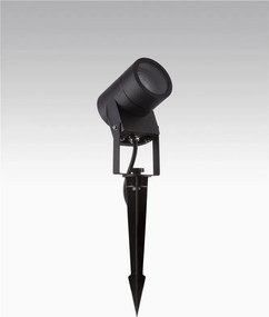 NV 9026128 Venkovní svítidlo s bodcem VIDA černý hliník a čiré sklo GU10 1x10W 220-240V bez žárovky IP65 - NOVA LUCE