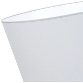 Závěsné svítidlo Gaja, 1x světle šedé textilní stínítko, (fi 44cm), w