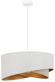 Brilagi - LED Lustr na lanku LYRA 1xE27/15W/230V bílá/béžová/zlatá