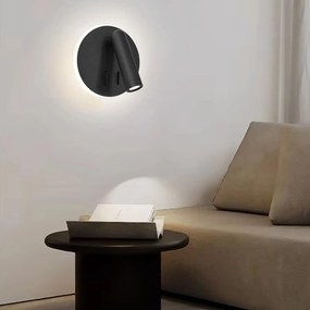 Toolight Toolight, LED nástěnné svítidlo 16x14cm, 10W, APP1614-1W, černá, OSW-06529