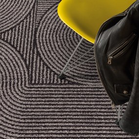 Tribeca Design Kusový koberec Jars Charcoal Swirl Rozměry: 200x290 cm