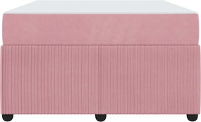 Rám postele Růžová 120 x 200 cm textil 3398391