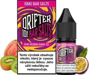 Liquid Drifter Bar Salts Kiwi Passionfruit Guava Ice 10ml (10mg)