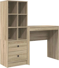 Stůl Sonoma dub 125,5 x 40 x 127 cm 2 ks 3337315
