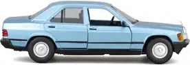 Bburago Mercedes-Benz 190 E 2.6 modrá metalíza 1:24 / od 3 let