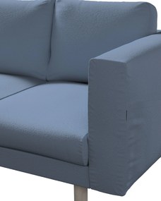 Potah na pohovku IKEA Norsborg 3-místná barva modrá látka pletený vzor