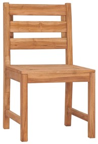 Zahradní židle 8 ks masivní teakové dřevo,  3157176