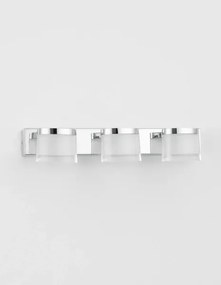 Moderní nástěnné svítidlo Sabia 38 Chrome