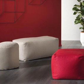 MEMEDESIGN - Pouf ARCHIMEDE RETTANGOLARE OUTDOOR