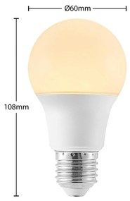 LED žárovka E27 A60 4,9W 3000K opál sada 10ks