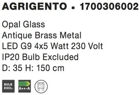 Retro lustr Agrigento 35