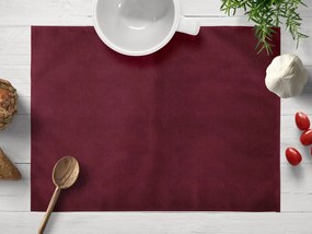 Biante Sametové prostírání na stůl Velvet Premium SVP-010 Tmavě vínové 35x45 cm