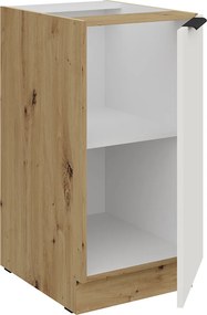 ARIA az | dolní skříňka 40 D 1F policová | 40 cm | ANTI FINGERPRINT povrch | artisan/bílá