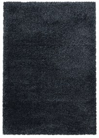 Ayyildiz, Kusový koberec Fluffy Shaggy 3500 anthrazit, 140x200, šedá, ložnice