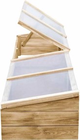 Pařeniště 2 ks impregnovaná borovice 200 x 50 x 35 cm 3055328