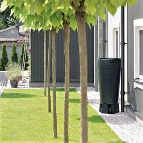 PROSPERPLAST Sud na dešťovou vodu MAZE antracit 240l