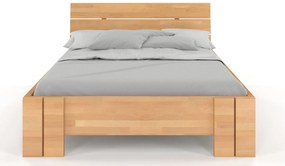 Prodloužená postel s úložným prostorem Arhus - buk   , Buk přírodní, 120x220 cm